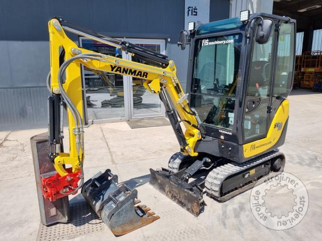 Mini bagri YANMAR SV18 - POWERTILT - 3X ŽLICA - 2019 LET...